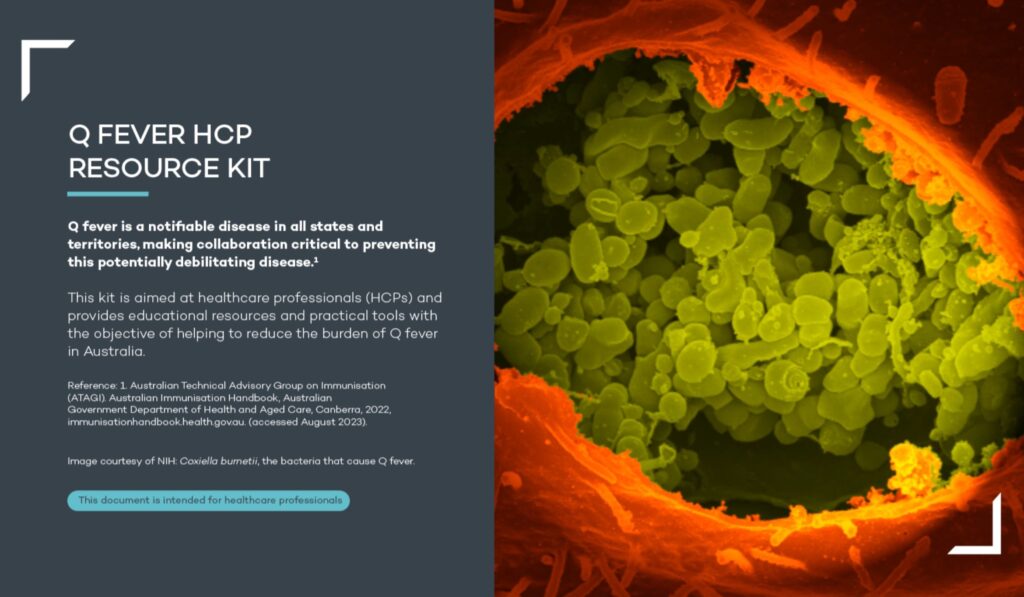 Q Fever HCP Awareness Kit - Q Fever Facts